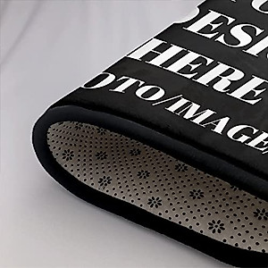 Custom Rug Personalized Area Rug 5x7,Add Your Own Logo Image Text Photo,Washable Living Room Throw Rug, Non-Slip Decorative Floor Mat, Non-Shedding Carpet for Living Room Entrance Office Mudroom