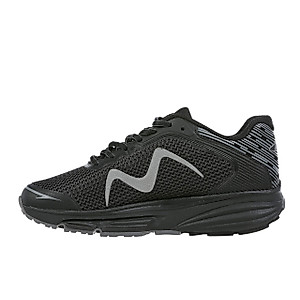 MBT Women's Colorado X Rocker Bottom Walking Shoe, Black - 8.5 M US
