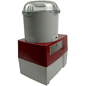 Robot Coupe R2B Food Processor Cutter/Mixer, 3-Quart Batch Bowl, Polycarbonate, 1 HP, 120v, Gray, Red, and Clear
