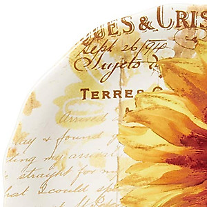 Certified International Paris Sunflower Ceramic Dinnerwae, Mulitcolored