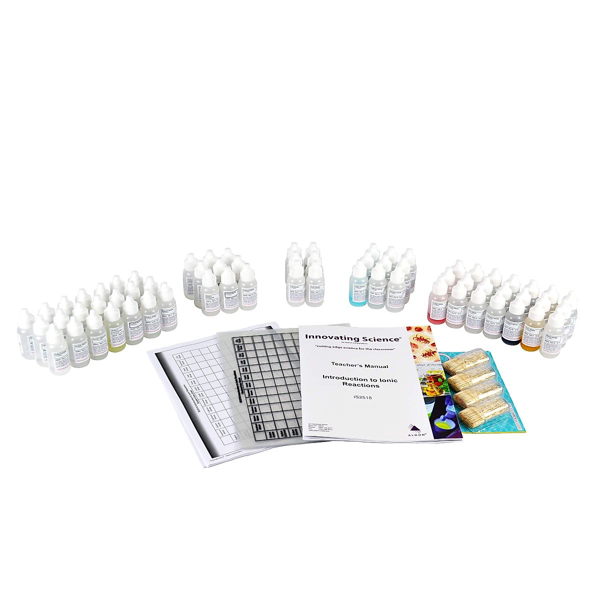ALDON Innovating Science Introduction to Ionic Reactions - Explore Chemical Combinations & Observe Reactions - Distance Learning - Experiment Kit