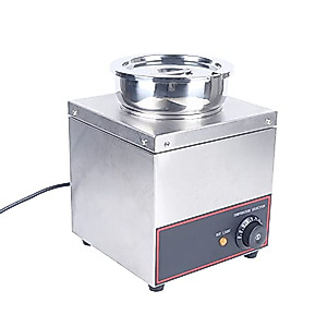 110V Nacho Cheese Dispenser Hot Fudge Dispenser, 150W Cheese Warmer 30-110 ℃ Cheese Dispenser Warmer Commercial Food Warmer for Soups, Chocolate, Caramel, Restaurants, Cafeterias (86-230 ℉)
