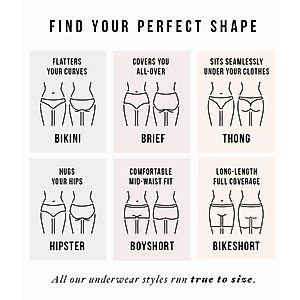 Emprella Women Underwear, 10 Pack Womens Panties Cotton Bikini Seamless Lady Panty S-XXL