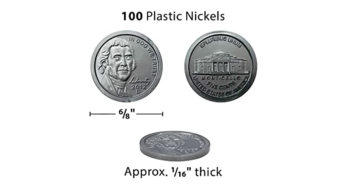 Play Money Nickels - Teacher Created Resources