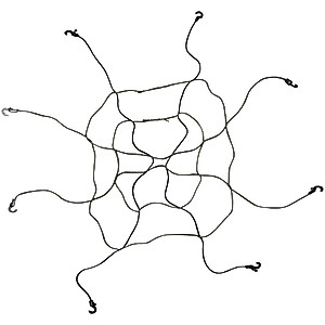 Keeper - 36” x 47” Adjustable Cargo ZipNet - Fully Adjustable and Expands to Maximum Stretched Size of 111” x 129”