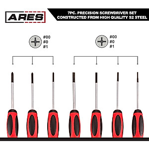 ARES 51000 - Flexible Screwdriver - 1/4-Inch Drive Quick Release Bit Holder Head - Strong and Flexible Shaft - Allows for Access to Tight and Confined Spaces - Socket Adapter Included