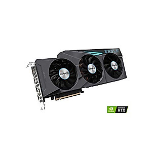 Gigabyte GeForce RTX 3090 EAGLE OC 24G Graphics Card, 3x WINDFORCE Fans, 24GB 384-bit GDDR6X, GV-N3090EAGLE OC-24GD Video Card