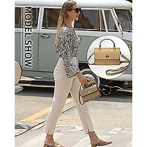 VASETA Handbag Satchel Shoulder Bag Totebag Designer Tote Retro Ladies PU Leather Casual Designer Tote Retro Ladies PU Leather Casual Work Tote