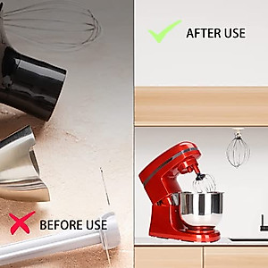 Stand Mixer Attachment Holders,4 Pack Kitchen Accessory Organizer Compatible with Kitchenaid Mixer Attachments,kitchen Mixers Accessories,Dough Hook for kitchenaid Stand Mixer