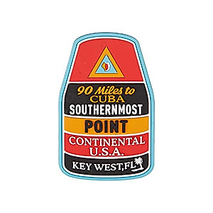 Vagabond Heart Key West Florida PVC Fridge Magnet