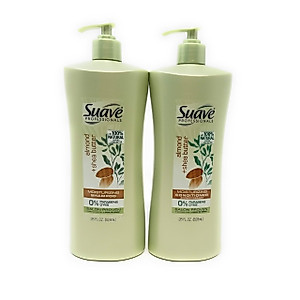 Suave Professionals Moisturizing Shampoo and Conditioner for Dry Hair Almond and Shea Butter Paraben-free and Dye-free 28 oz, 2 Count