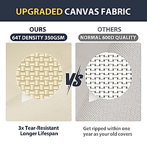 Patio Furniture Covers Waterproof Heavy Duty, 110"x84"x28" Large Outdoor Dining Table and Chair Covers, Anti-UV, General Purpose Outside Sectional Sofa Set Covers