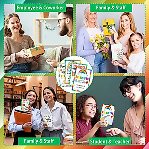 JUESMOS 12 Pack Teacher Gift Card Holder Teacher Appreciation Gift Cards Holder Teacher Money and Gift Card Sleeves Teacher Coffee Gift Card for Teacher Appreciation Week End of Year Graduation Gifts