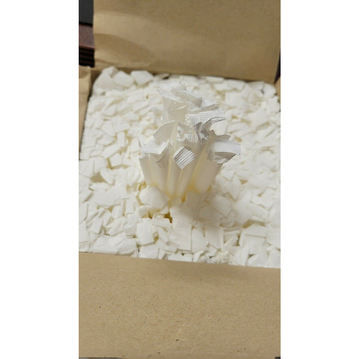 Plastic Drinking Straws Paper Wrapped 7.75" inch Translucent Plastic Straws (500)