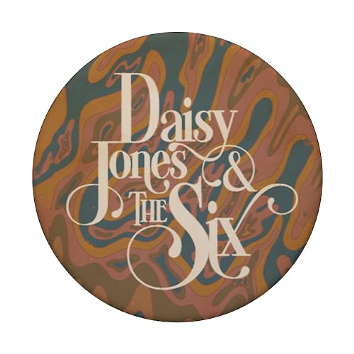 Daisy Jones & the Six - Vintage Psychedelic Logo PopSockets Standard PopGrip