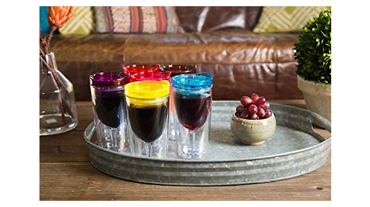 STRATA CUPS Insulated Wine Tumblers - Set of 10