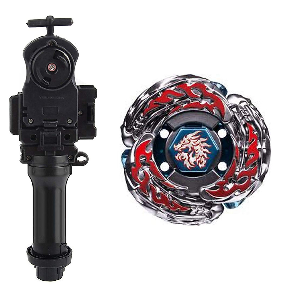 Battling Toys - Metal Masters L Drago Destroy Destructor F:S with Power Launcher & Grip Battle Set