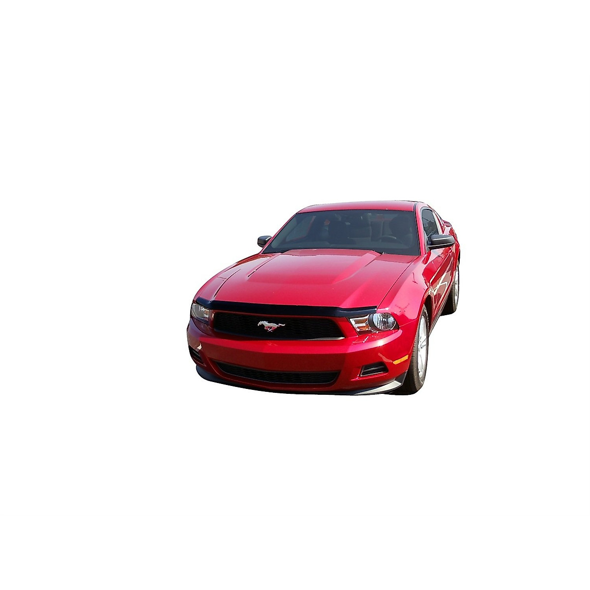 Auto Ventshade [AVS] Aeroskin Hood Protector | Flush Mount, Dark Smoke | 322023 | Fits 2010 - 2012 Ford Mustang