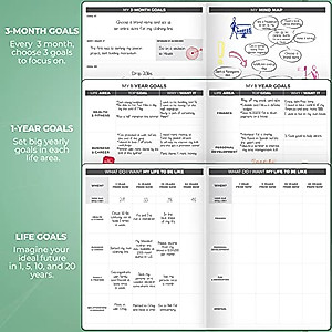 Clever Fox Planner PRO – Weekly & Monthly Life Planner to Increase Productivity, Time Management and Hit Your Goals – Organizer, Gratitude Journal – Undated, 1 Year – Softcover, 8.5x11″ (Forest Green)