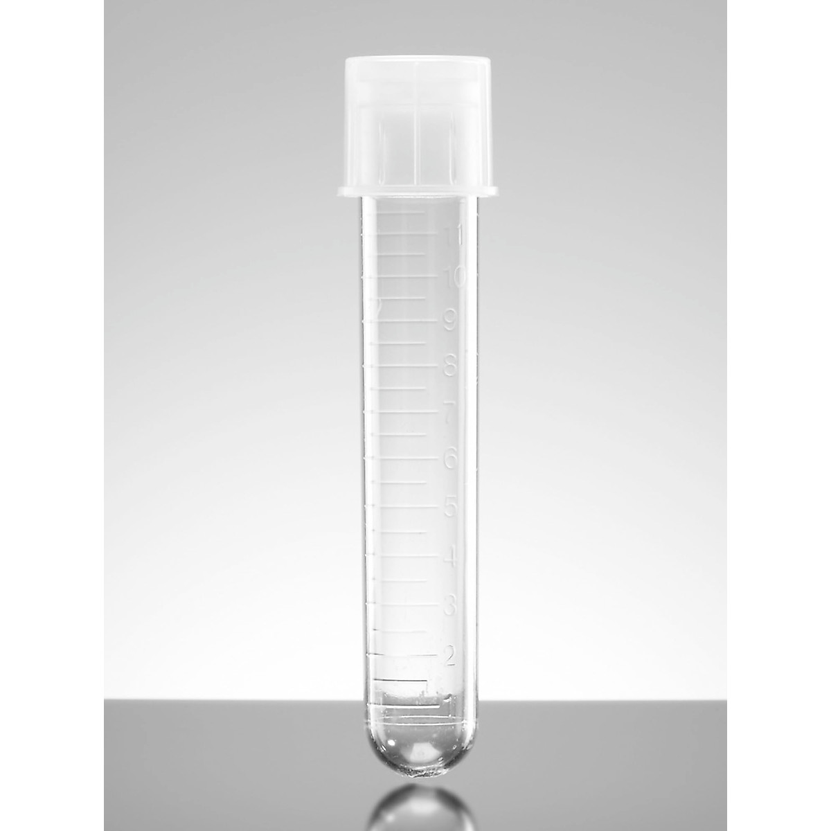 CORNING 352057 Polystyrene Sterile Round Bottom Culture Tube, Snap Cap, 1400 RCF Rating, 17 mm OD x 100 mm L, 14 mL Capacity, 25/Bag
