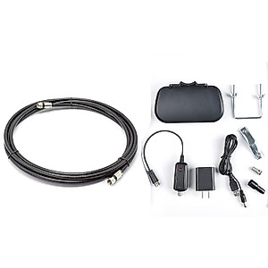 CeKay TV Antenna Amplifier Signal Booster, HDTV Preamplifier, HD Digital VHF UHF Amplifier, with 4G LTE Filter