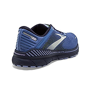 Brooks Women's Adrenaline GTS 22 Supportive Running Shoe - Blue/Purple/Nightlife - 9.5 Medium