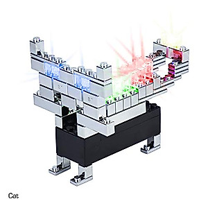 E-Blox Power Blox Builder - Standard Kit 3D LED Light-Up Building Blocks Toys Set for Kids Ages 8+