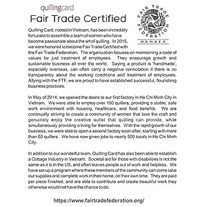 Blue Guitar with "Happy Birthday" Quilling Greeting Card, 6x6" with Envelope. Blank Inside. Hand-made. Suitable for Framing.