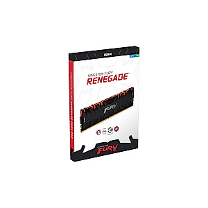 Kingston Fury Renegade RGB 64 GB (4 x 16 GB) 3600 MHz DDR4 CL16 Desktop Memory Kit of 4 KF436C16RB1AK4/64