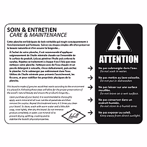 Labell Wood Cutting Boards - Large Canadian Maple Butchers Chopping Block with Juice Groove for Meats, Vegetables, Fruits, and Cheeses - Perfect for Carving, Serving, & Charcuterie (16" x 20" x 1.5")