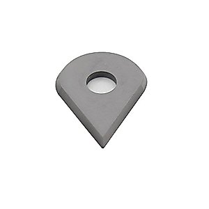 OSCARBIDE Carbide Scraper Blade Set 3pcs include Round Drop Triangle Shaped for Removing Paint Glue Varnish Rust Fits Most Popular Hand-hold Scrapers Replacement Blades