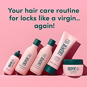 Coco & Eve Like a Virgin Shampoo & Conditioner Bundle Set - Natural, Sulfate free Hair Care with Argan Oil, Coconut and Avocado Oil | For Dry Damaged, Color Treated Hair | Anti Frizz (8.4 fl oz each)