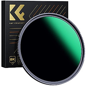 K&F Concept 49mm ND1000 (10-Stop Fixed Neutral Density Filter) ND Lens Filter, 28 Multi-Layer Coatings Waterproof Scratch Resistant Super Slim for Camera Lens (Nnao-X Series)
