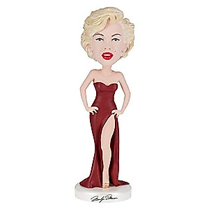 Royal Bobbles Marilyn Monroe Bobblehead, Premium Polyresin Lifelike Figure, Unique Serial Number, Exquisite Detail