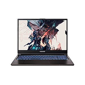 Hasee T8 (16'', i9-12900H, RTX3060), Gaming Laptop, i9-12900H 5.0GHz, 16G DDR4 RAM, 1T NVMe PCIe4.0 SSD, RTX3060 6G GDDR6, 16'' 2.5K 165Hz IPS Display, RGB KB, WiFi 6, BT 5.2, Win11, Obsidian Black