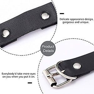 TWINKLEDE Punk Leather Belly Waist Chain Belt Silver Layered Body Chains Festival Rave Body Chain Jewelry for Women and Girls