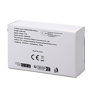 Vineyuan 7.4V 2000mAh KNB-16A Ni-MH Replacement Battery for Kenwood TK-480 TK-380 TK-280 TK-290 TK-190 TK-5400 Two Way Radios