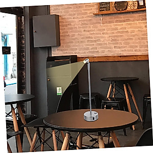 Yardenfun Led Rotating Light Tabletop Bar Spotlight Atmosphere Spotlight Lamp Stainless Steel 1600mah Bar Cafe Study Lamp