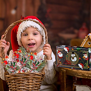 Christmas Cellophane Wrapping Paper 100 ft x 16 Inch 2.5 Mil Thick Cello Wrap Roll Crystal Clear Xmas Tree Santa Paper Wrapper Snowman Cellophane Gift Wrap for Treat Small Basket Craft Holiday