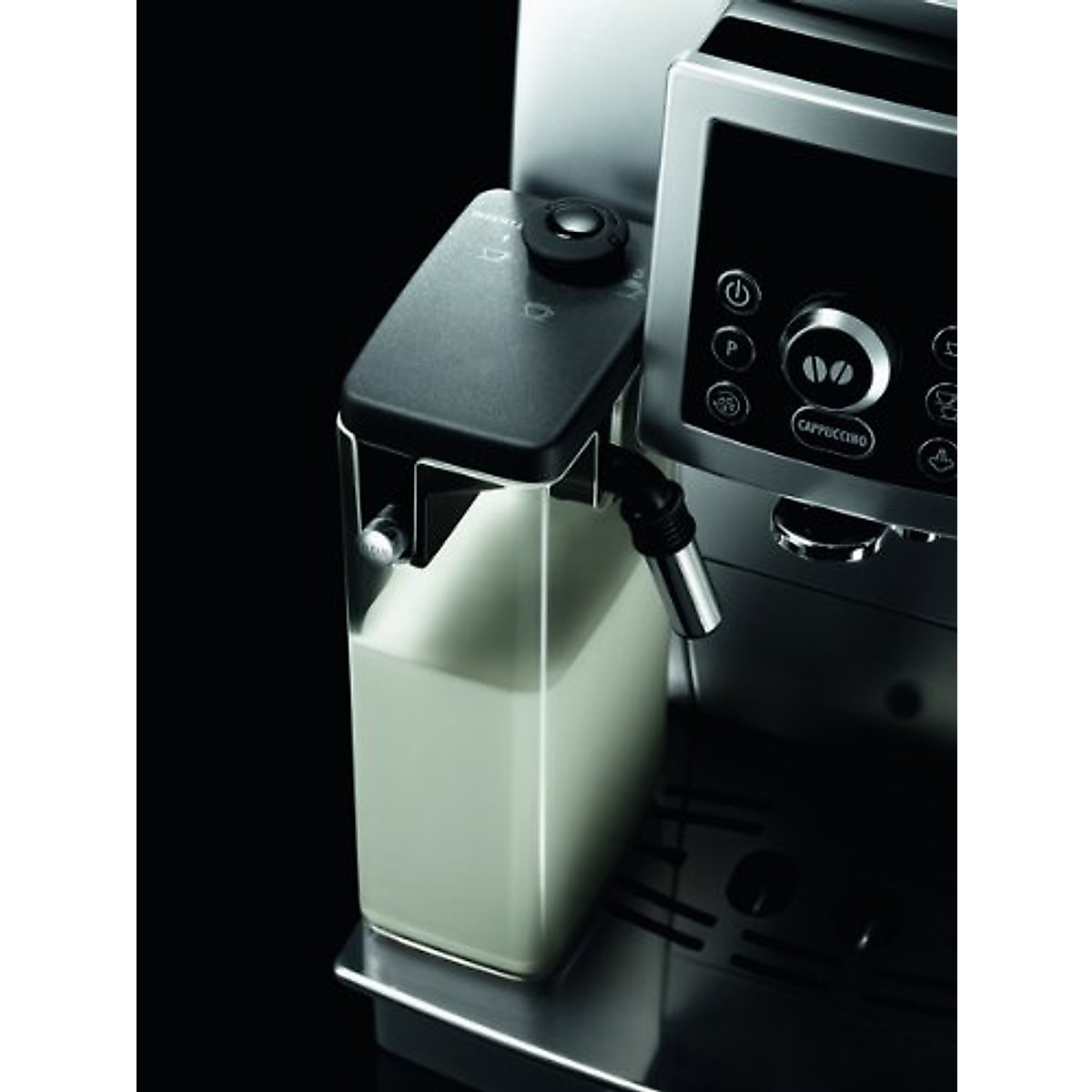 DeLonghi Compact Automatic Cappuccino, Latte and Espresso Machine, Silver