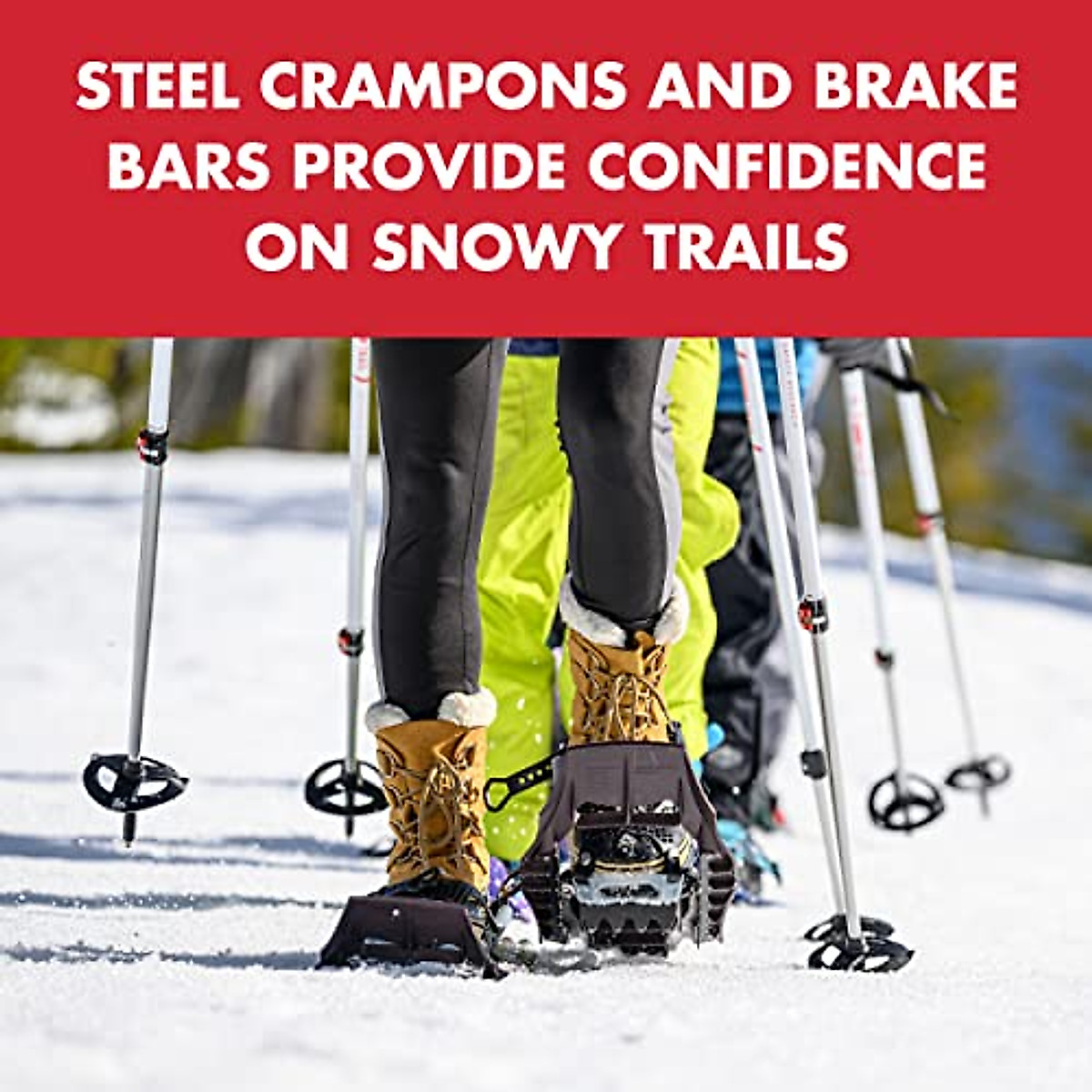 MSR Evo Trail Snowshoes, 22 Inch Pair, Midnight