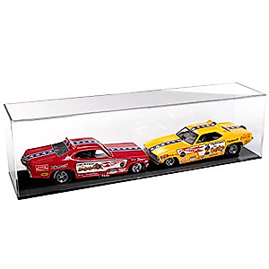 Acrylic Top Fuel Dragster Collectible Display Show Case for 1/24 Scale Model Cars by Auto World AWDC028