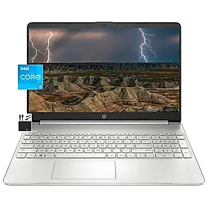 HP 2022 Newest Laptop Computer, 15.6" HD Display, Dual Core Intel i3-1115G4 (Upto 4.1GHz,Beats i5-1030G7), 8GB RAM, 256GB SSD, HD Webcam, Bluetooth, WiFi 6, 11+ Hour Battery, Win 11 S+MarxsolCables