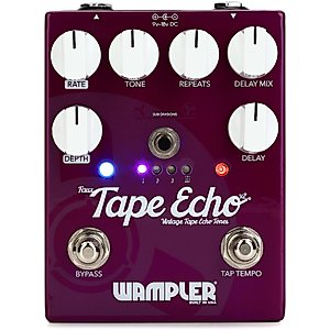Wampler Faux Tape Echo V2 Delay Guitar Effects Pedal