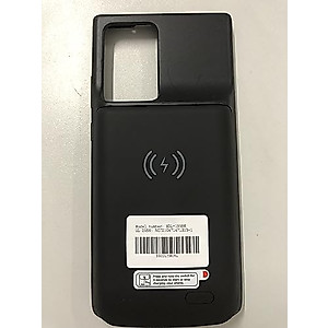 NEWDERY Battery Case for Galaxy Note 20 Ultra 10000mAh, Fast Charging & Qi Wireless & Android Auto Supported, Extended Backup Charger Case for Samsung Galaxy Note 20 Ultra 5G (6.9") Black