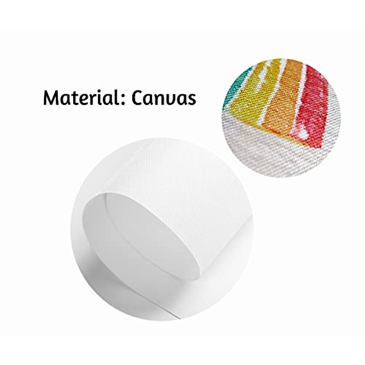 EZOSUN Try to be a rainbow in someone's cloud Inspirational qoute, Motivational canvas Wall Art print for Home Studio Office Decor. Gift for Kids Girl ，11.5X15