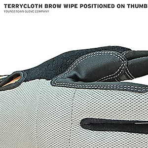 Youngstown Glove Company mens Kevlar Gloves, Gray, Large US