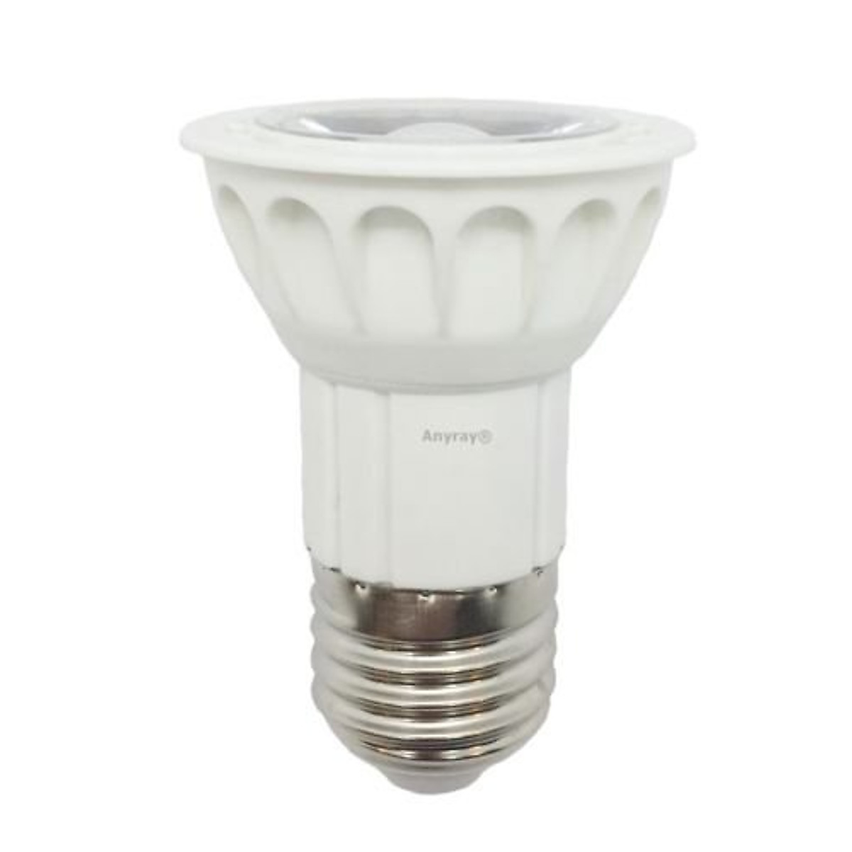 Anyray LED JDR Light Bulb Dimmable 120V - Warm White 5W=(50W Halogen Replacement) E26 / E27 Medium Base 130V