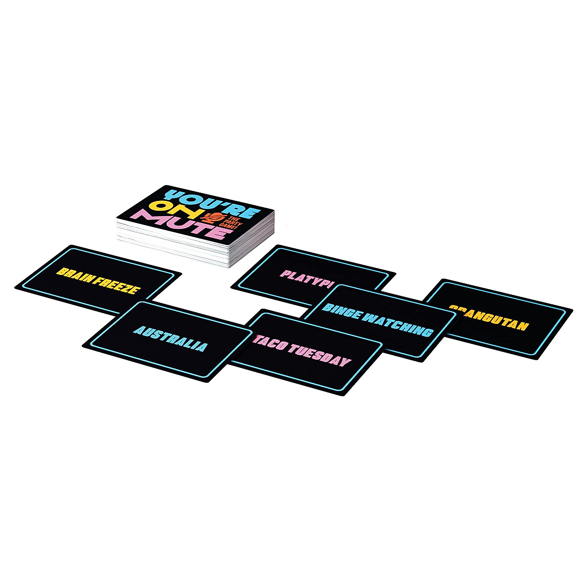 Buffalo Games - You're On Mute Game - Fast Paced Hillarious Game Play - Great for Game Night - Relevant Topics