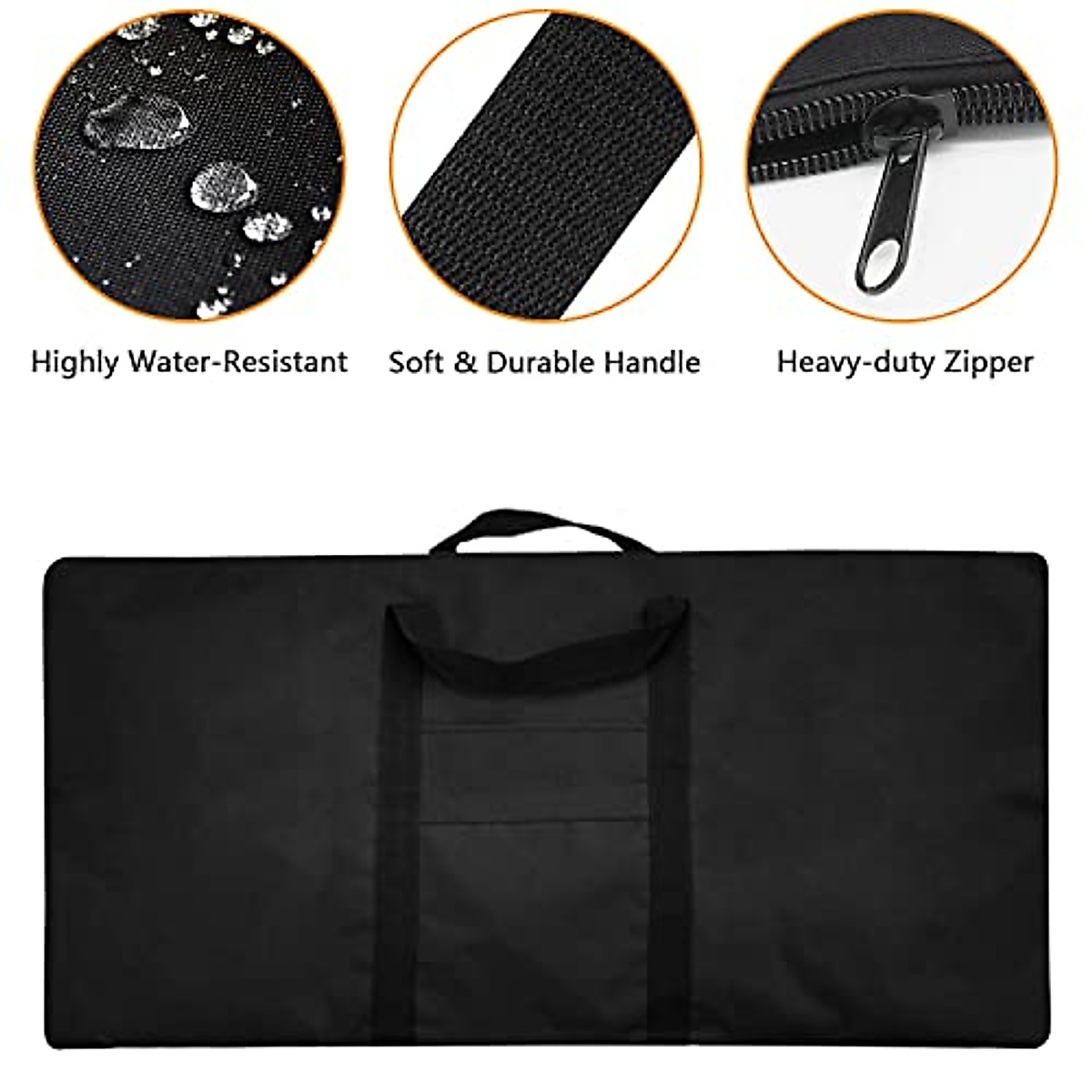MixRBBQ 14 x 32 inch Heavy Duty Steel Griddle with Carrying Bag for Camp Chef Stove Grill, Nonstick Flat Top Cooking Griddle, Outdoor BBQ Camping Grills Accessories